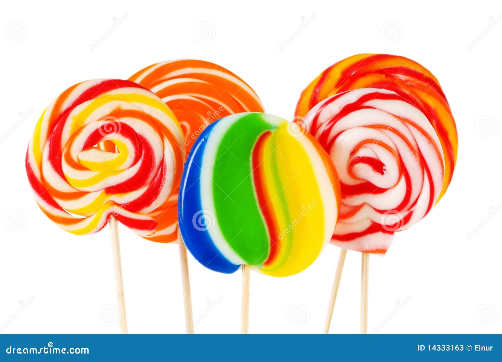 Colourful Lollipop Isolated Stock Image - Image of delicious, lolly ...