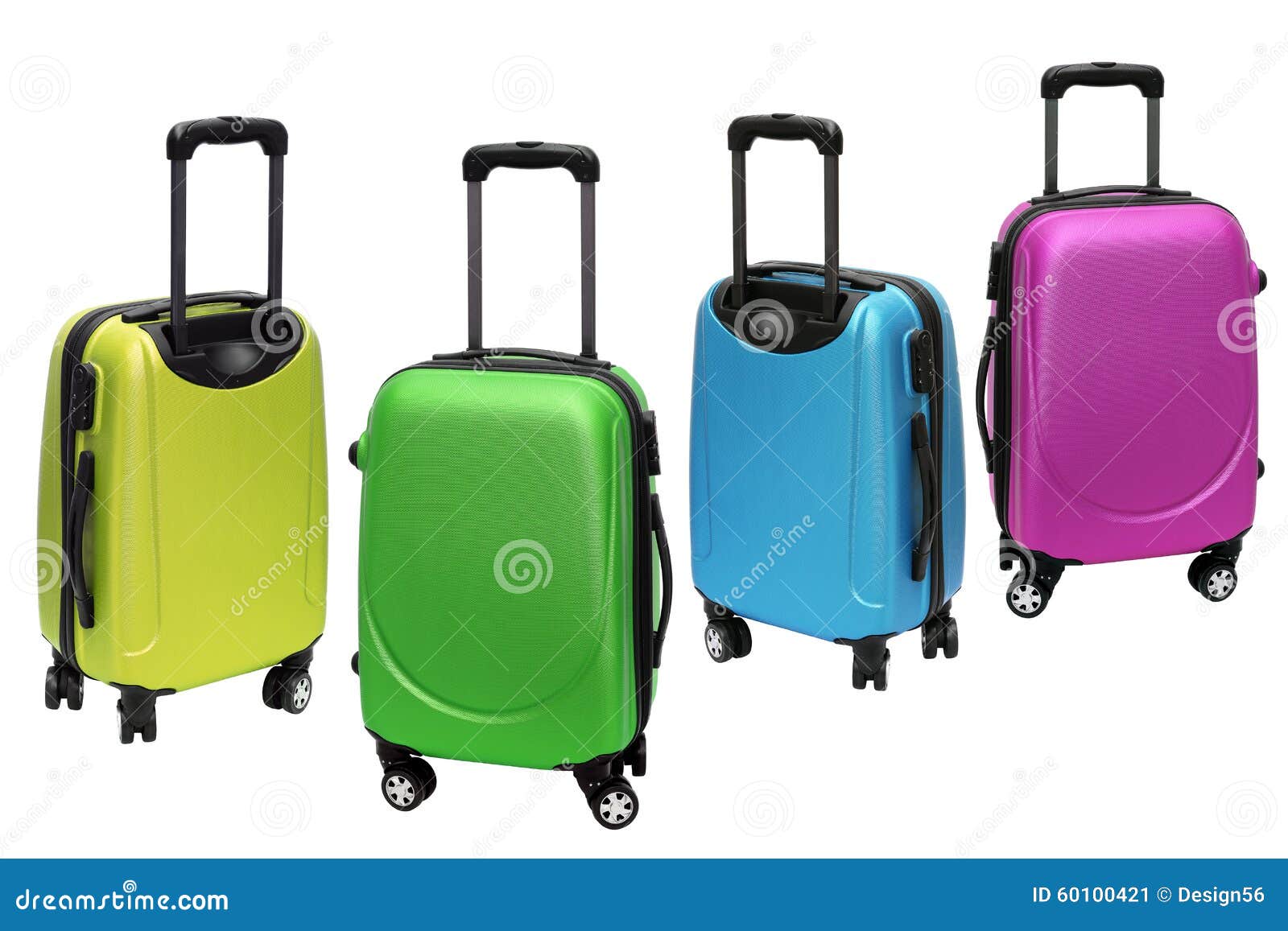 Colourful Luggage stock image. Image of plastic, vacation - 60100421