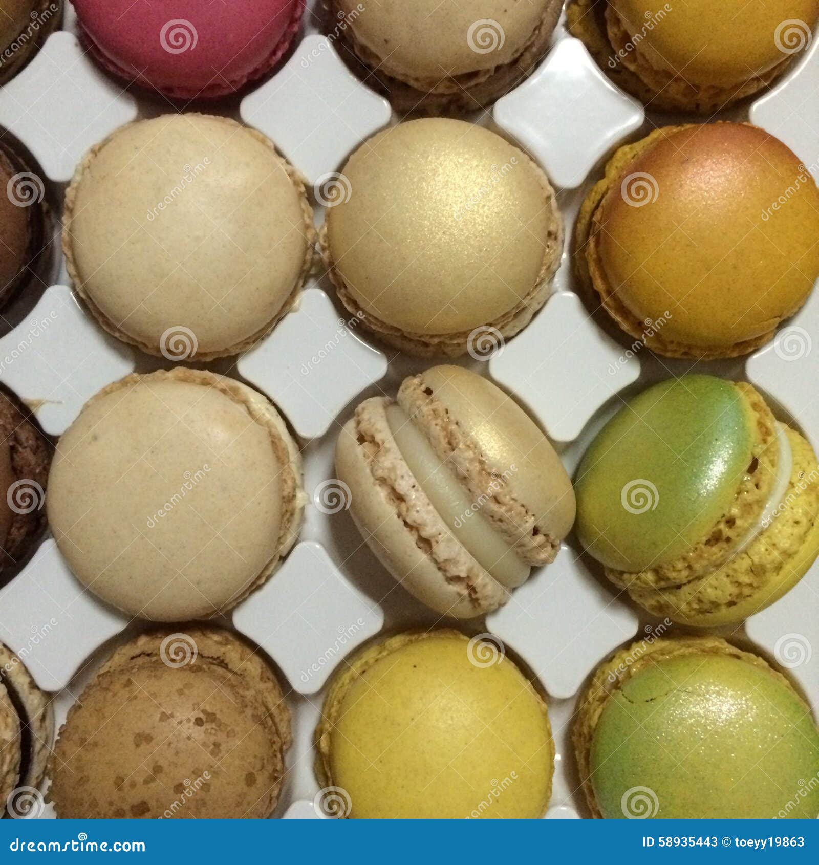 Colourful macaroon stock image. Image of cuisine, dessert - 58935443