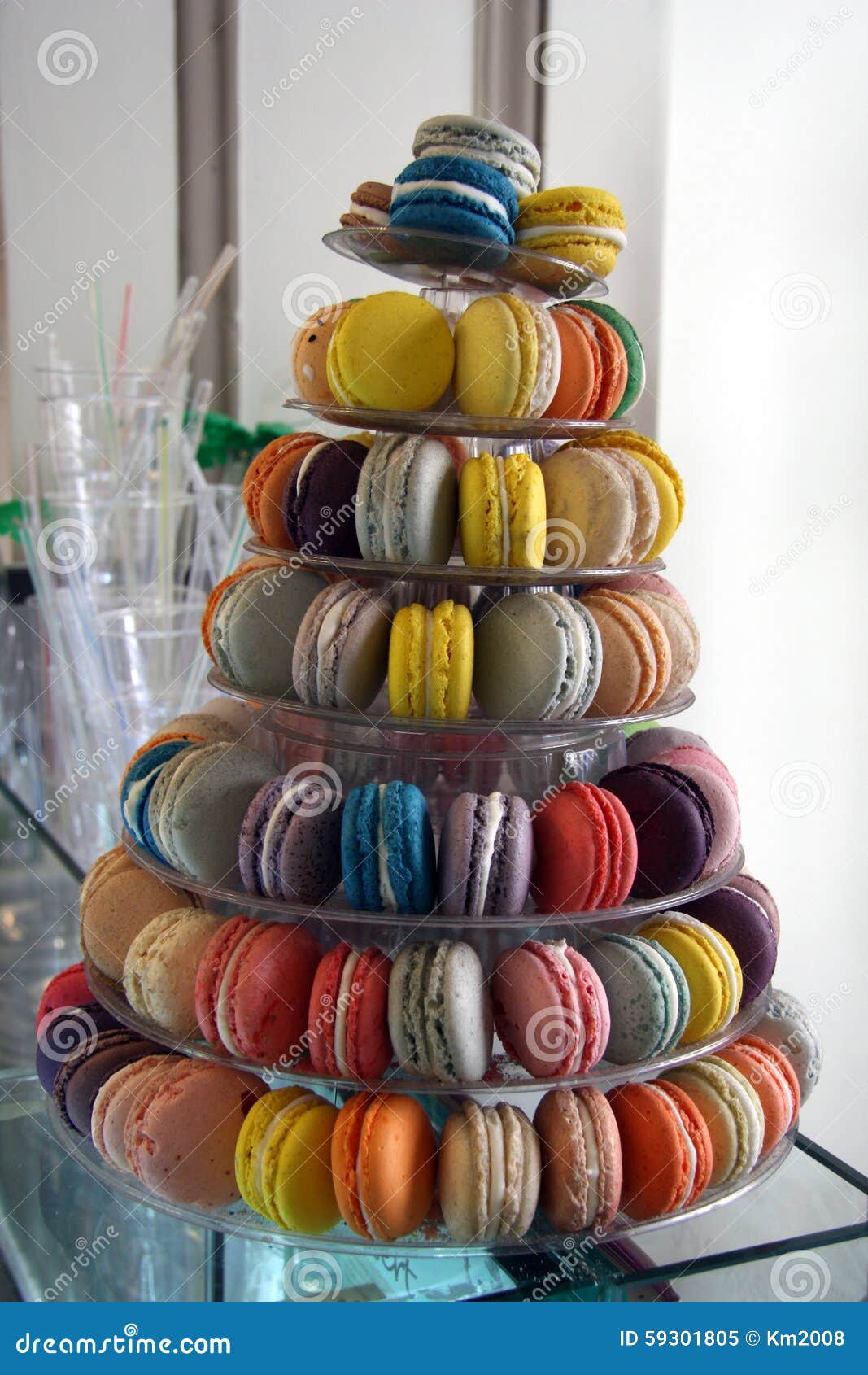 Colourful Macaroons stock image. Image of assortment - 59301805