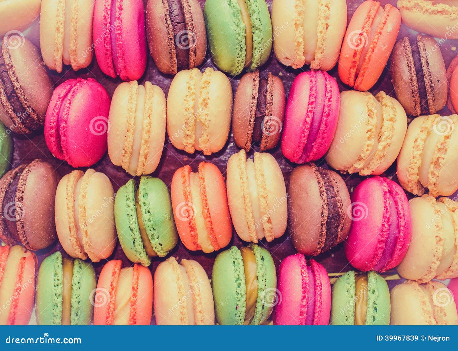Colourful macaroons stock image. Image of pastry, macaron - 39967839
