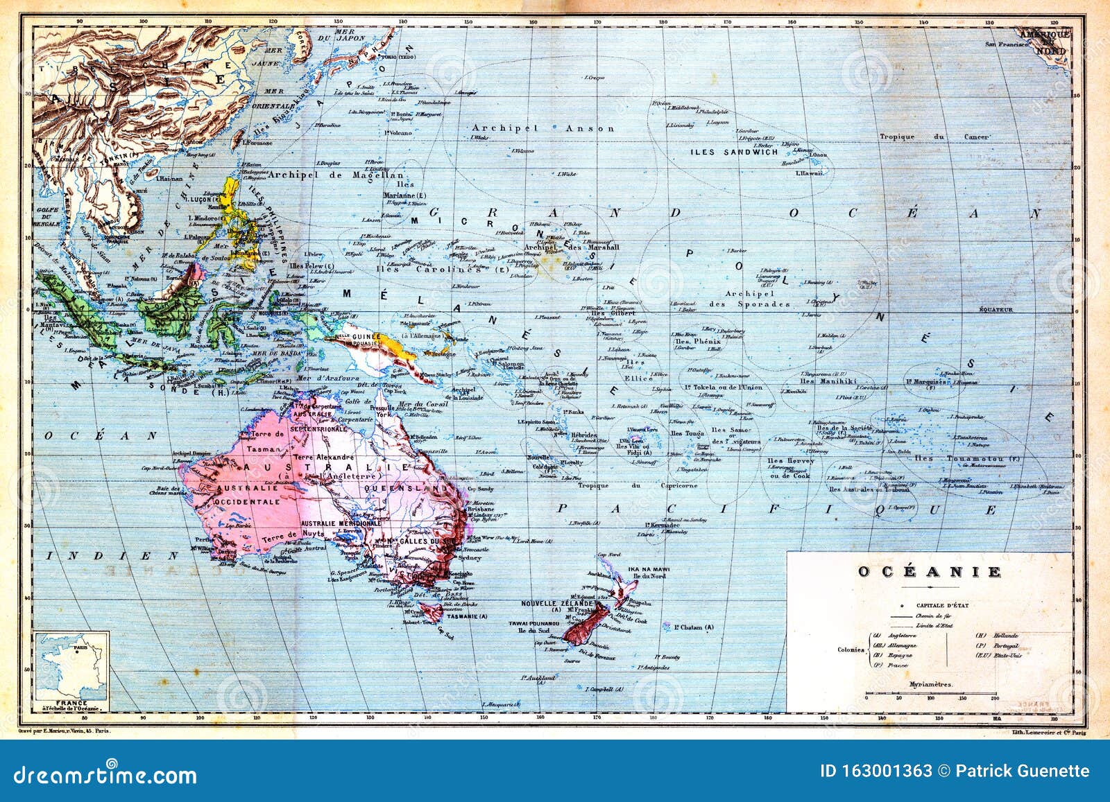 Oceania Map Royalty-Free Stock Photography | CartoonDealer.com #29301779