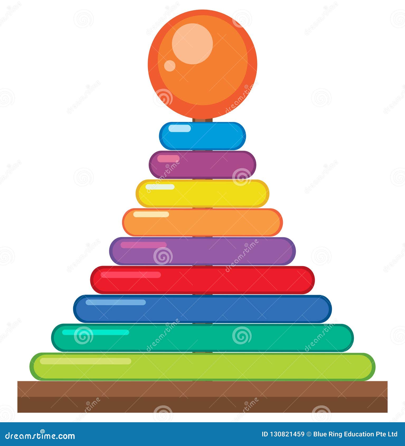 A Colourful Math Multiplication Table Illustration. Vector ...