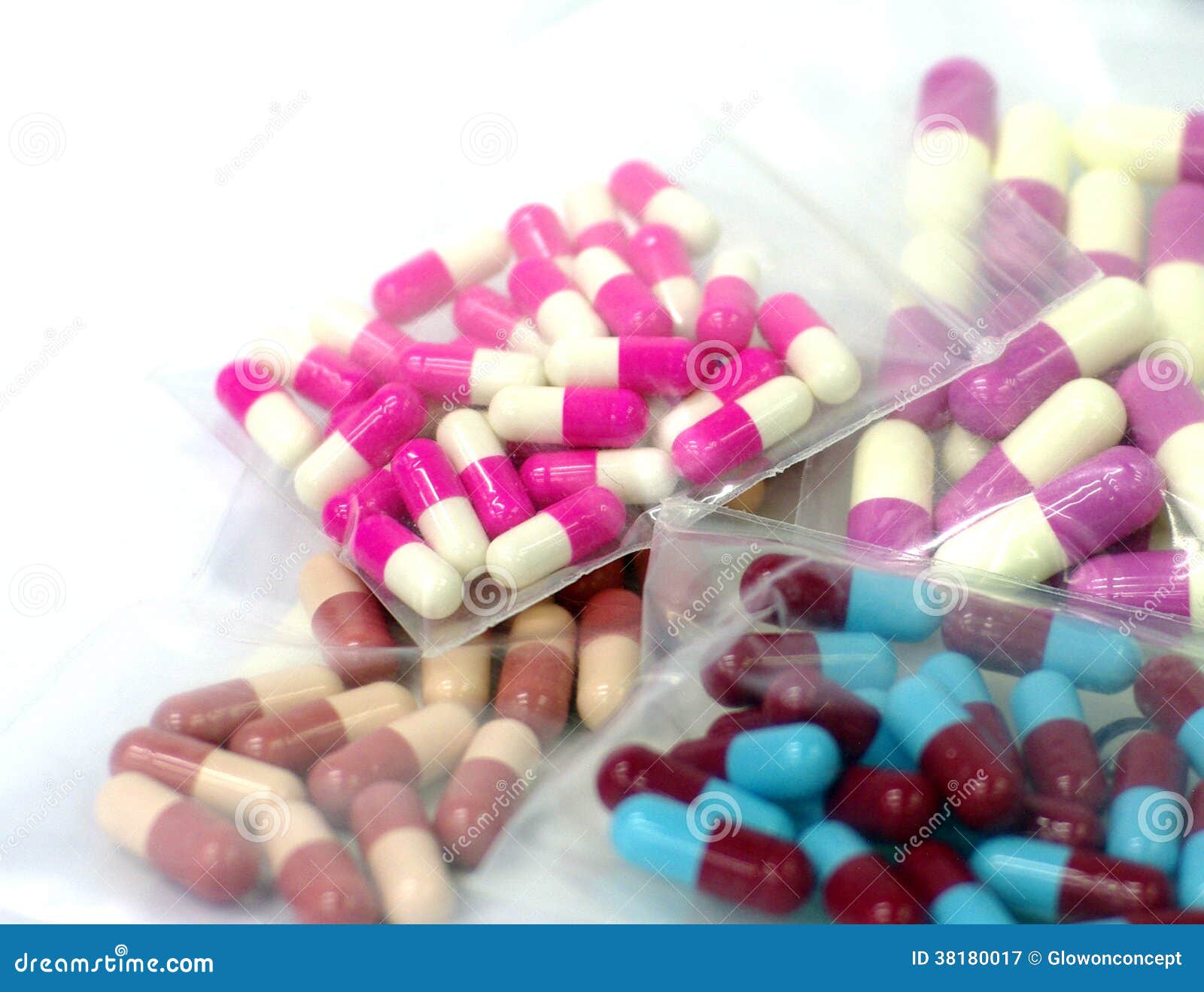 Colourful medicine capsule stock image. Image of drugs - 38180017