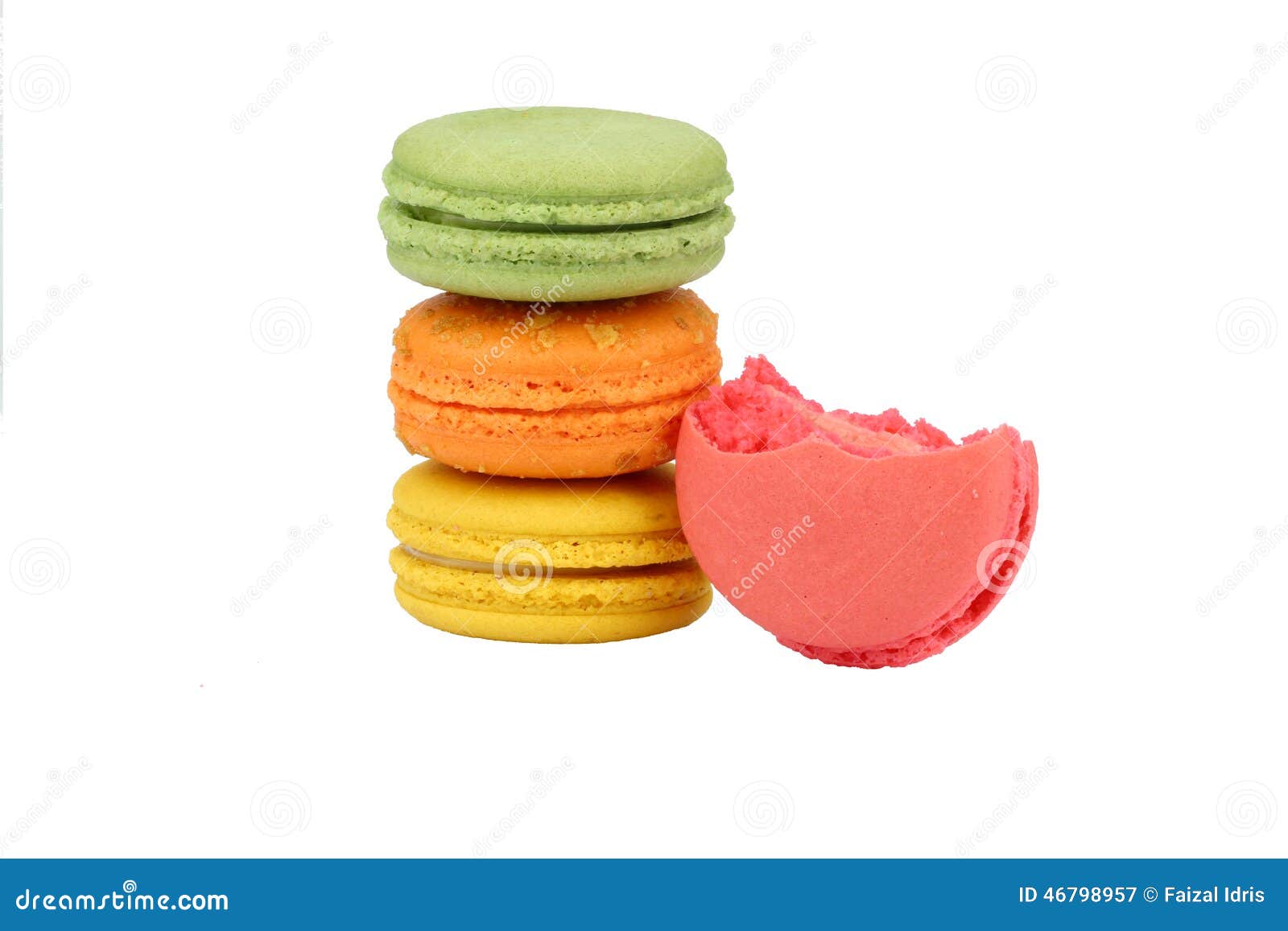 Colourful Meringue Italian Macaroons Stock Image - Image of france ...
