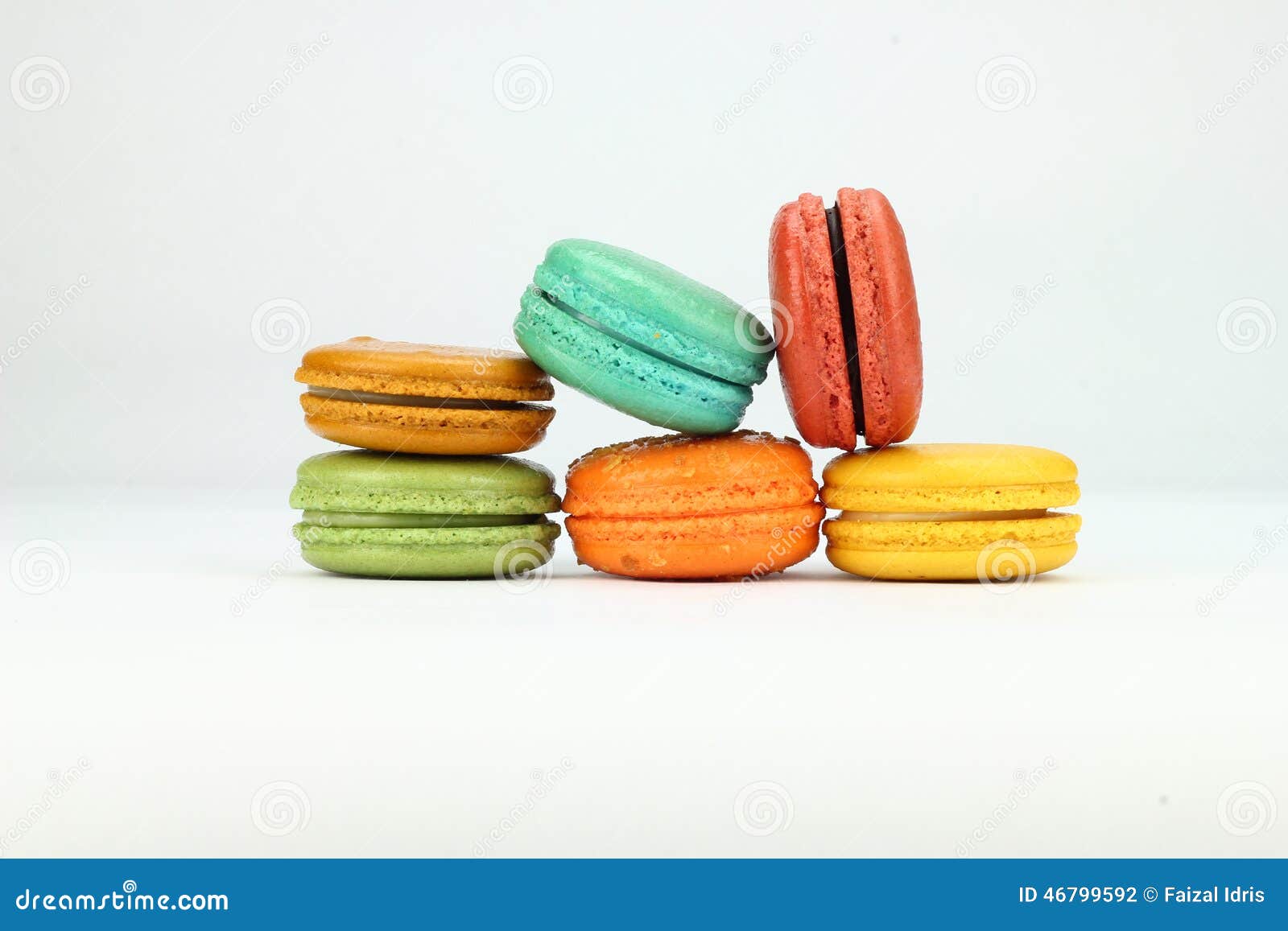 Colourful Meringue Italian Macaroons Stock Photo - Image of celebration ...