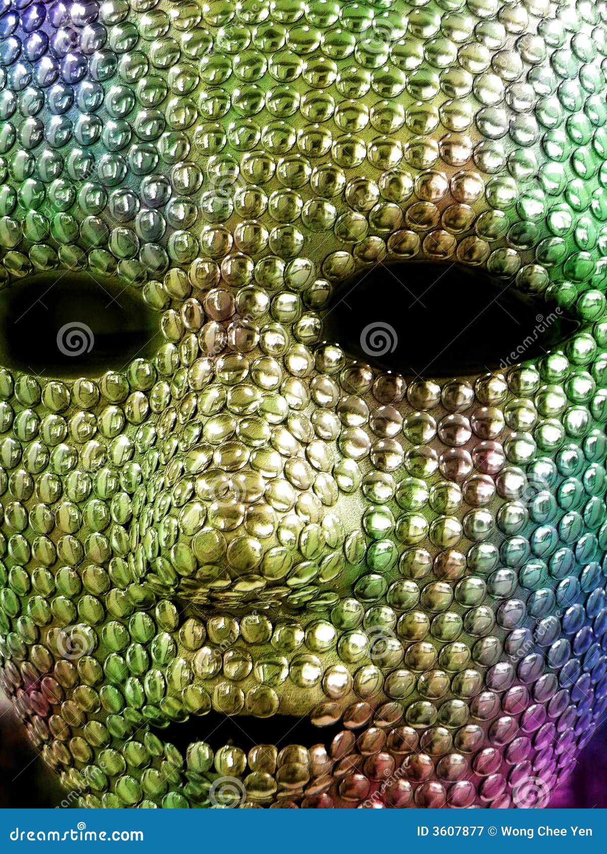 Colourful metal mask stock image. Image of metallic, metal - 3607877