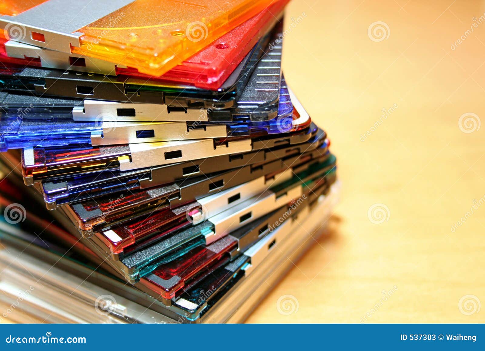 Colourful Mini-Disc stock image. Image of party, mini, song - 537303