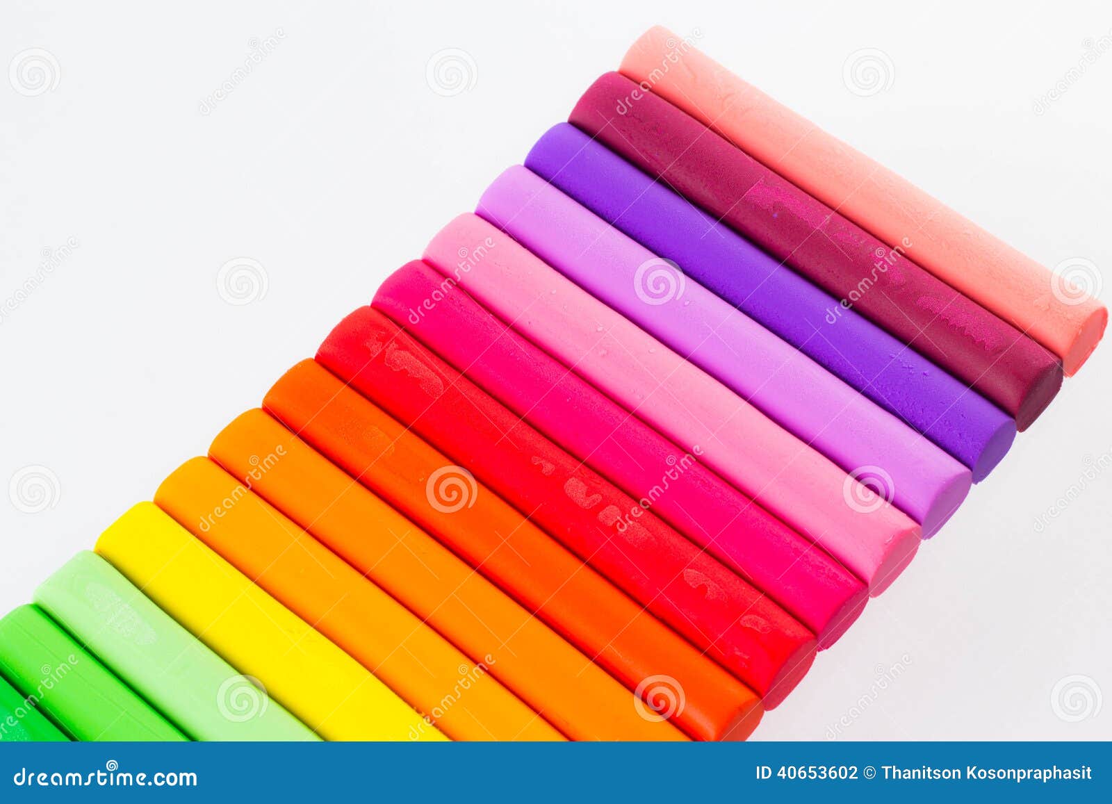 Colourful modelling clay stock photo. Image of block - 40653602