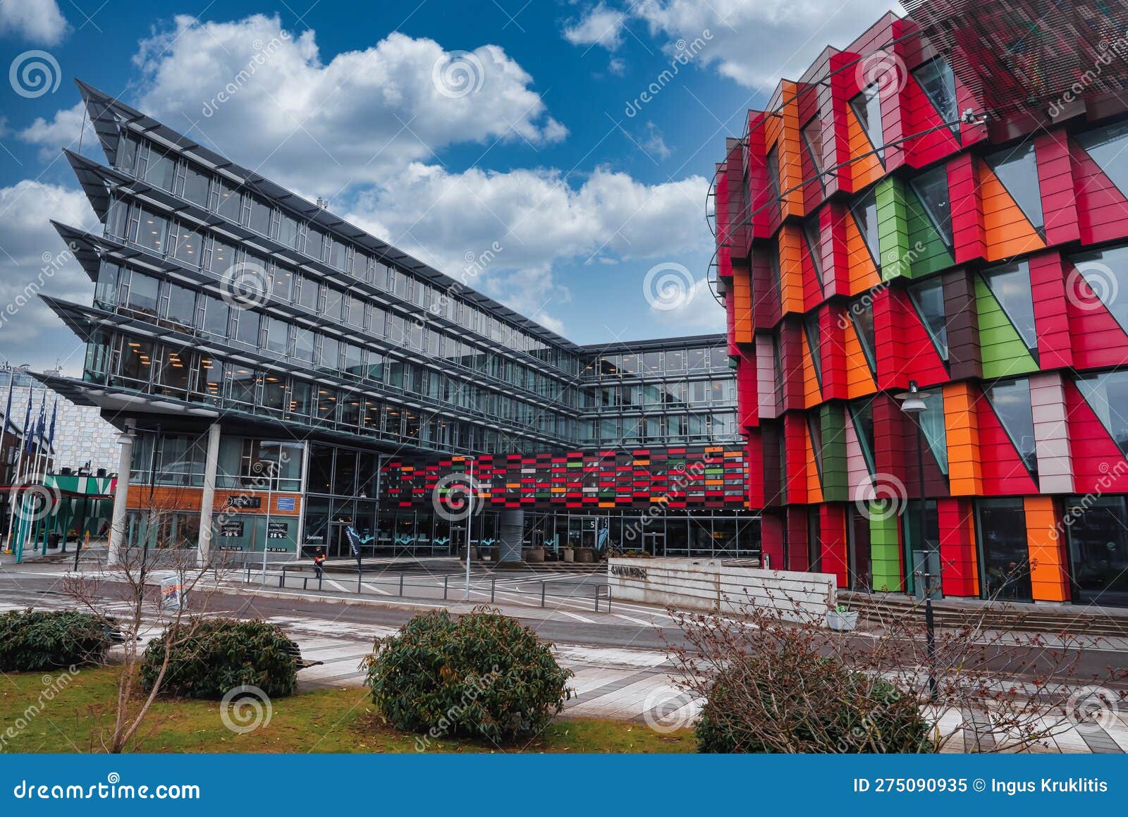 Colourful Modern Architecture Of The Chalmers Technical University ...