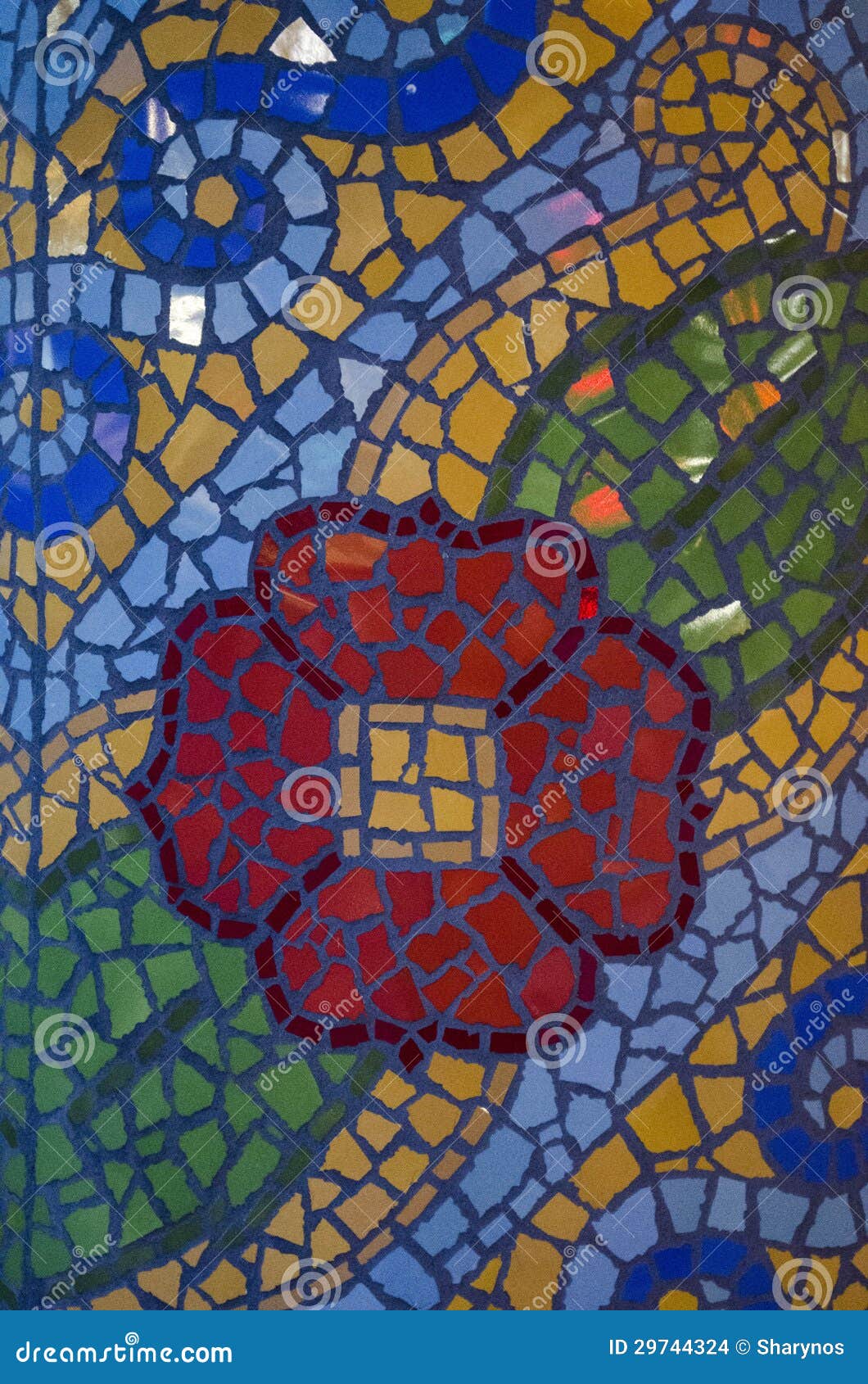 Colourful Mozaic Types Design