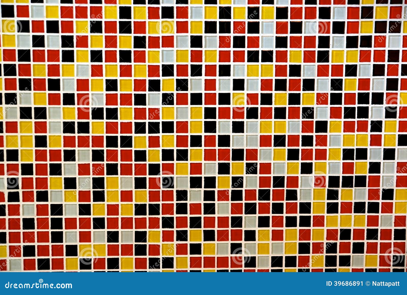 Colourful mosaic tiles stock illustration. Illustration of colourful ...