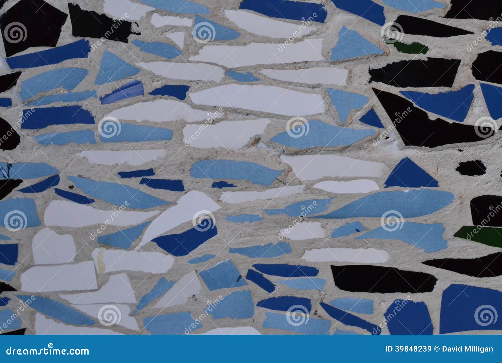 Colourful Mosiac Tiles on Wall Stock Image - Image of bright, floor ...