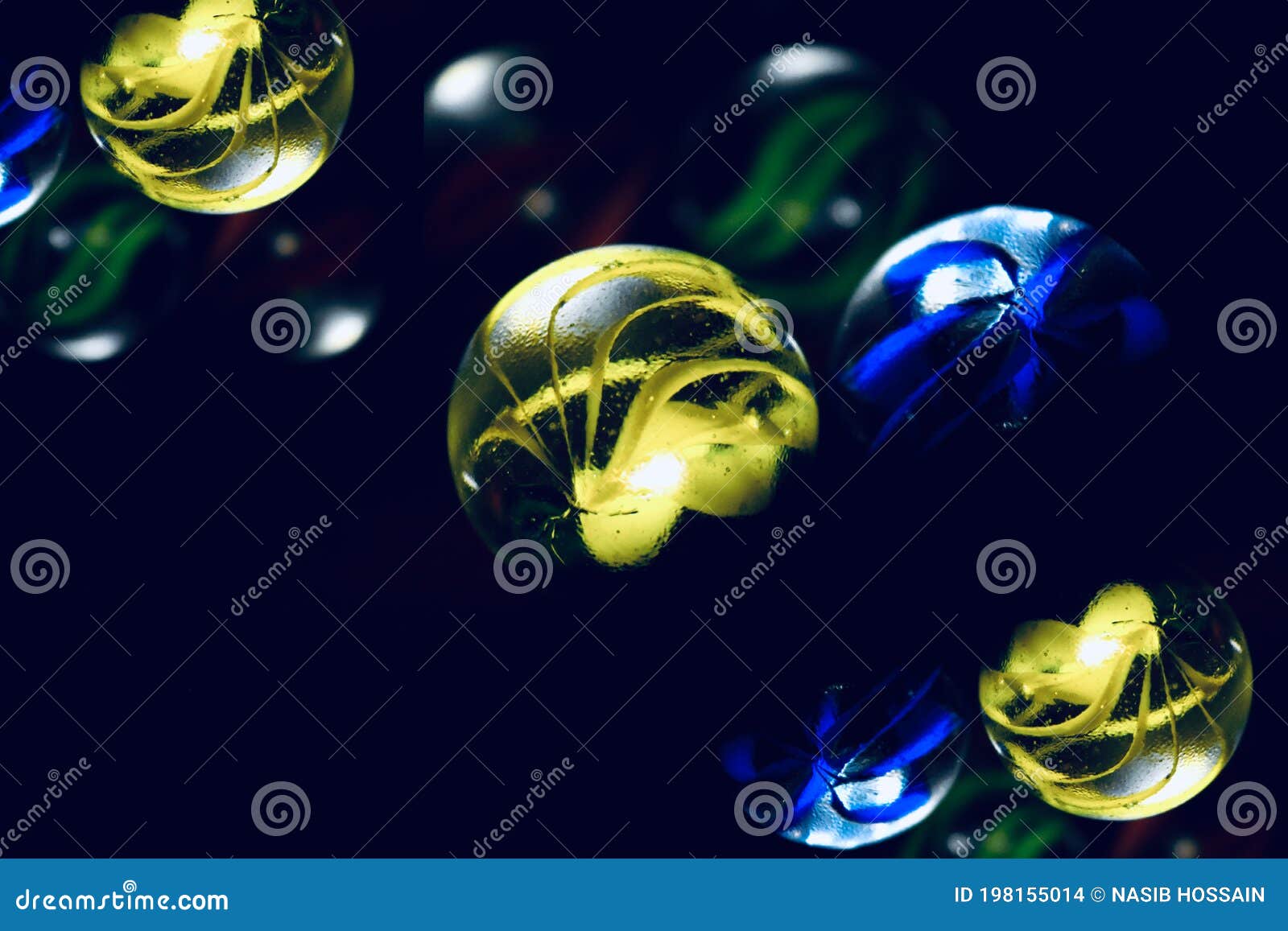 Colourful Multiple Marbles Unique Photo Stock Photo - Image of business ...