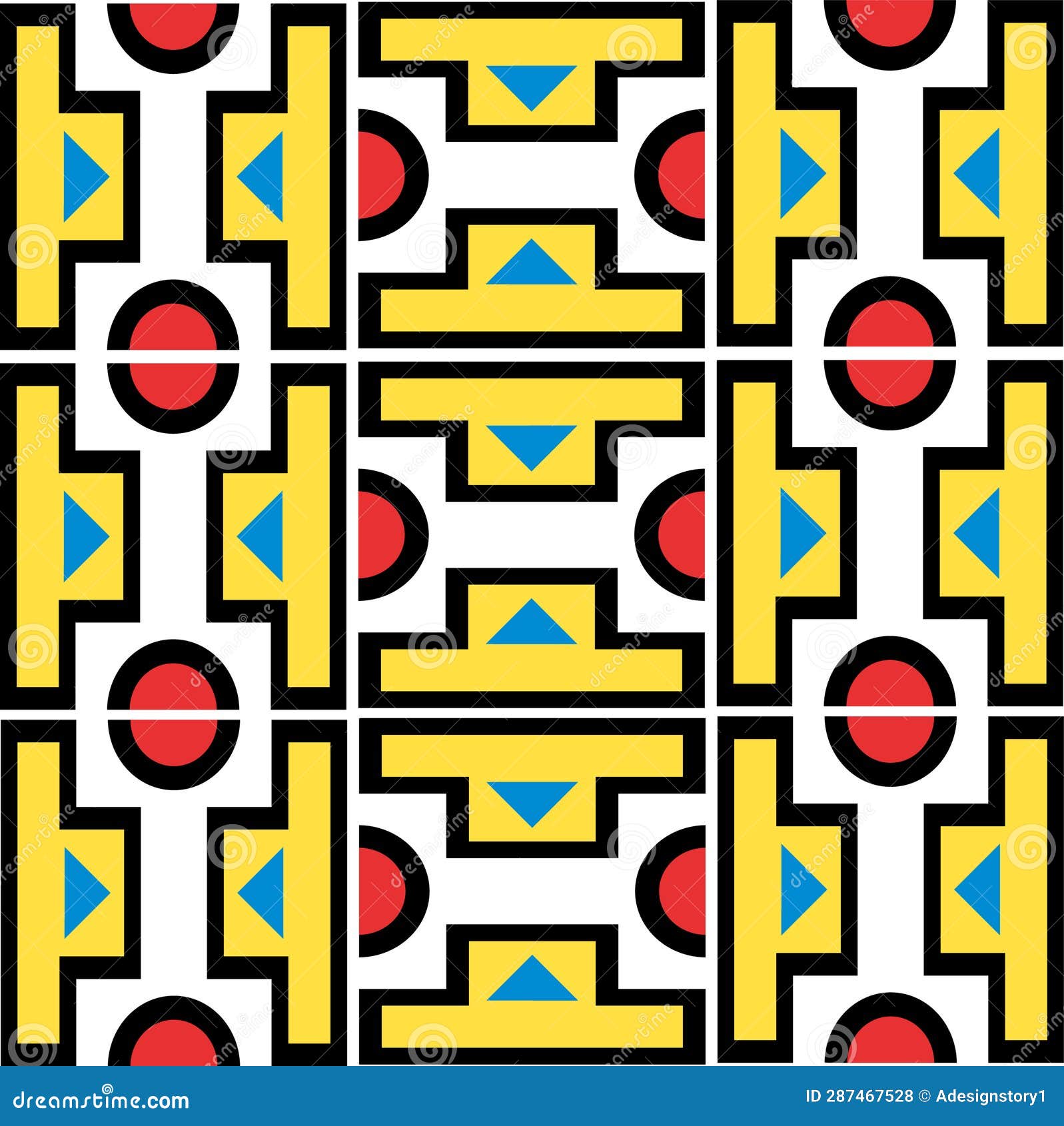 Colourfull Ndebele Design Pattern Backgrounds Stock Vector ...