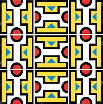 Colourfull Ndebele Design Pattern Backgrounds Stock Vector ...