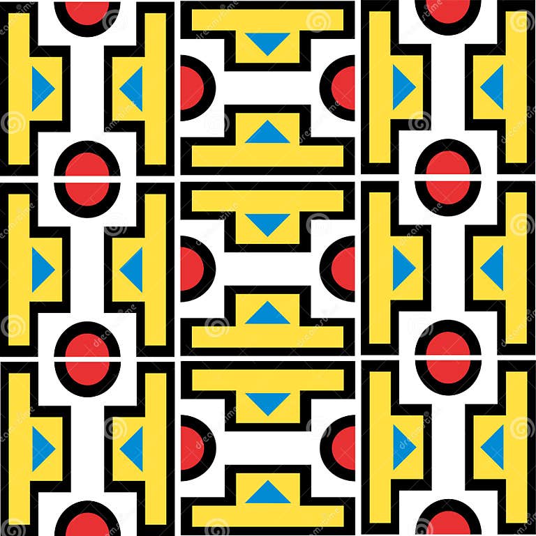 Colourfull Ndebele Design Pattern Backgrounds Stock Vector ...