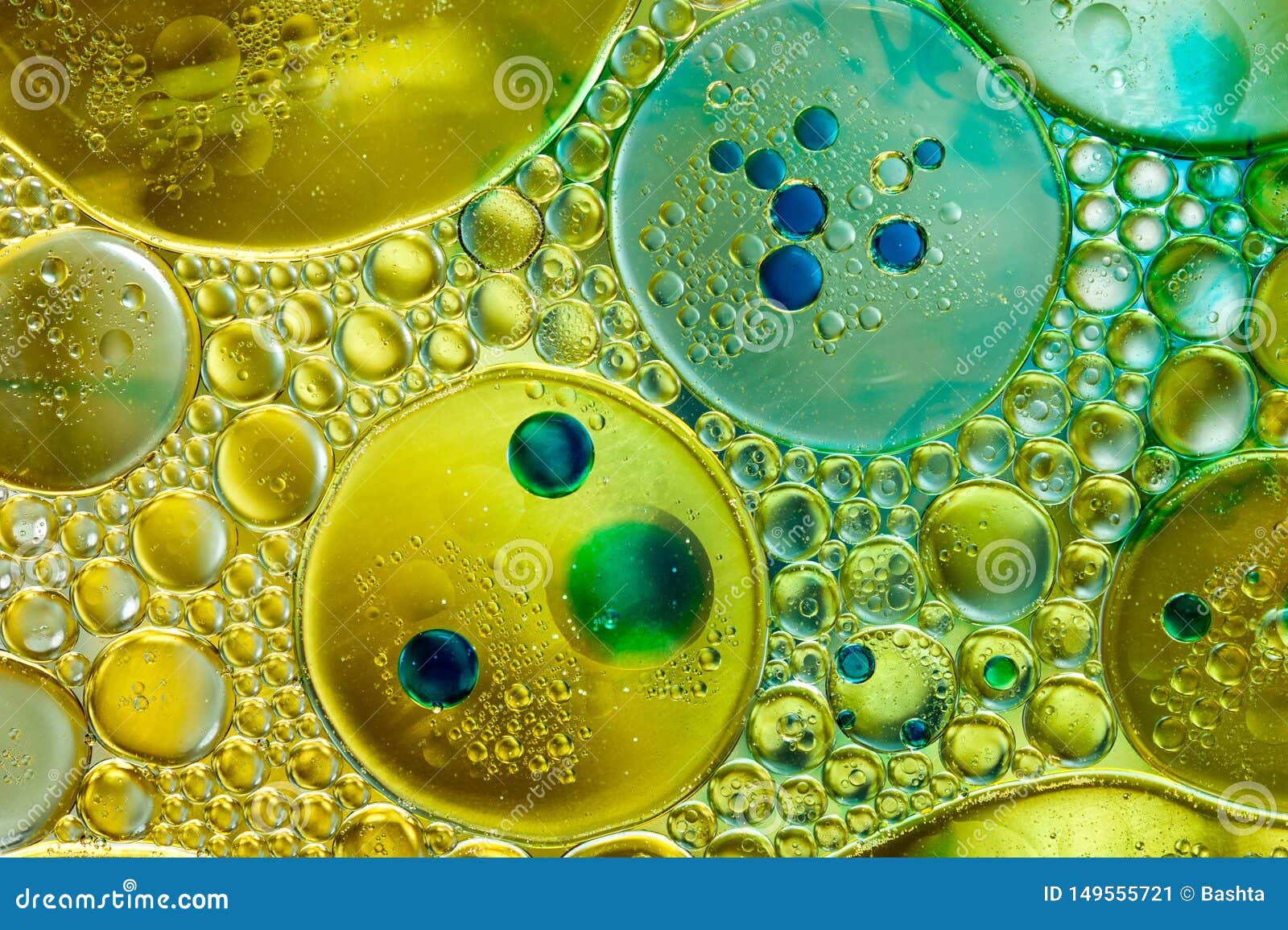 Colourful Oil Ink Bubbles and Drops. Abstract Template Mixed Texture ...