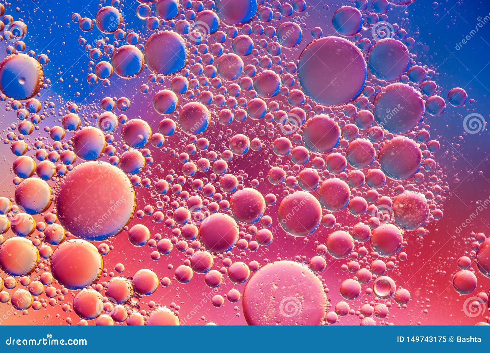 Colourful Oil Ink Bubbles and Drops. Abstract Template Mixed Texture ...