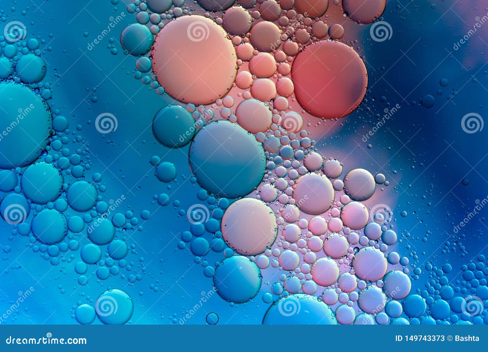 Colourful Oil Ink Bubbles and Drops. Abstract Template Mixed Texture ...