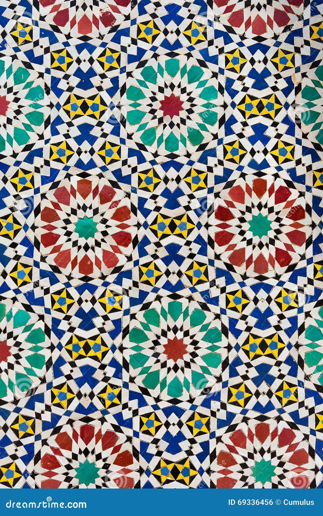 Colourful oriental mosaic. stock photo. Image of decoration - 69336456