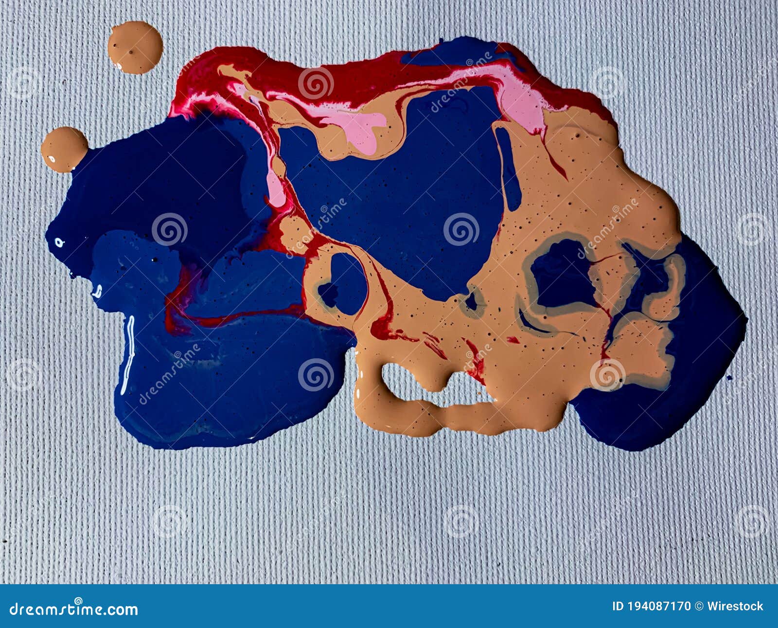 Colourful Paint Splattered on the Paper - Great for Wallpapers Stock ...