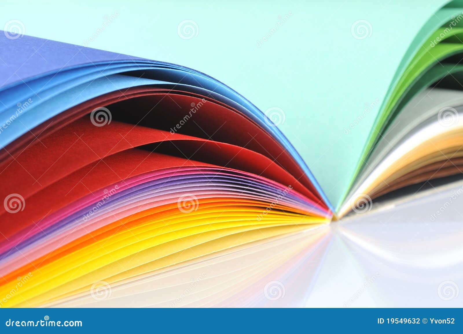 Colourful paper stock photo. Image of album, white, colorful - 19549632