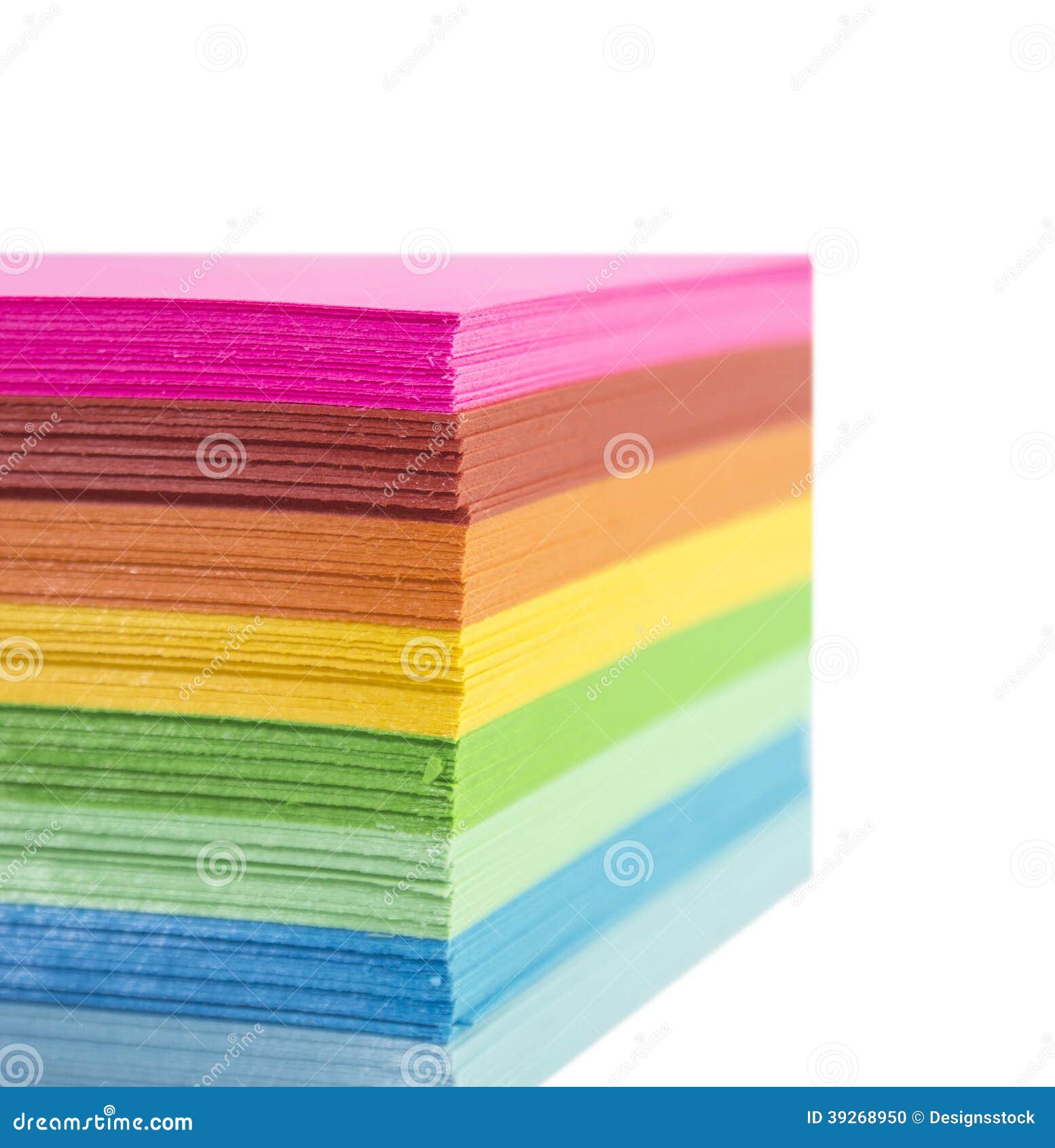 Colourful Paper stock photo. Image of closeup, composition - 39268950