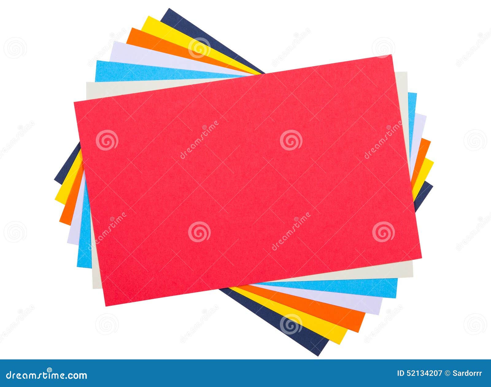 Colourful paper stock image. Image of yellow, vibrant - 52134207