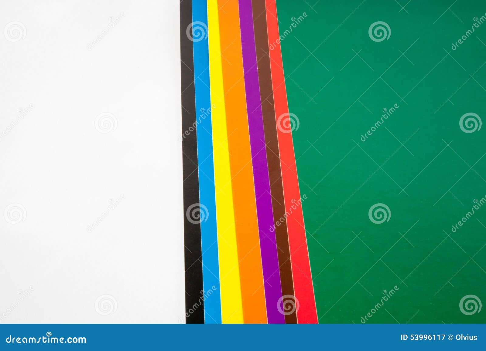 Colourful Paper stock image. Image of creative, orange - 53996117