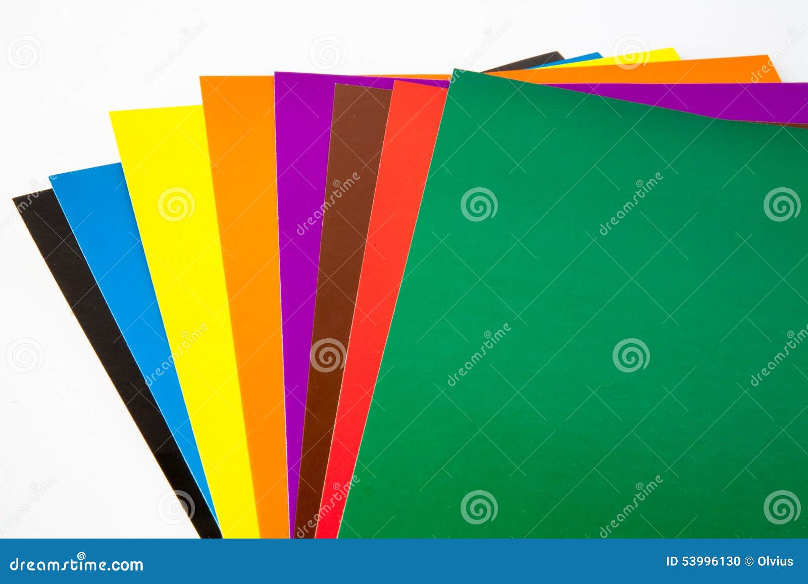 Colourful Paper stock photo. Image of arts, composition - 53996130