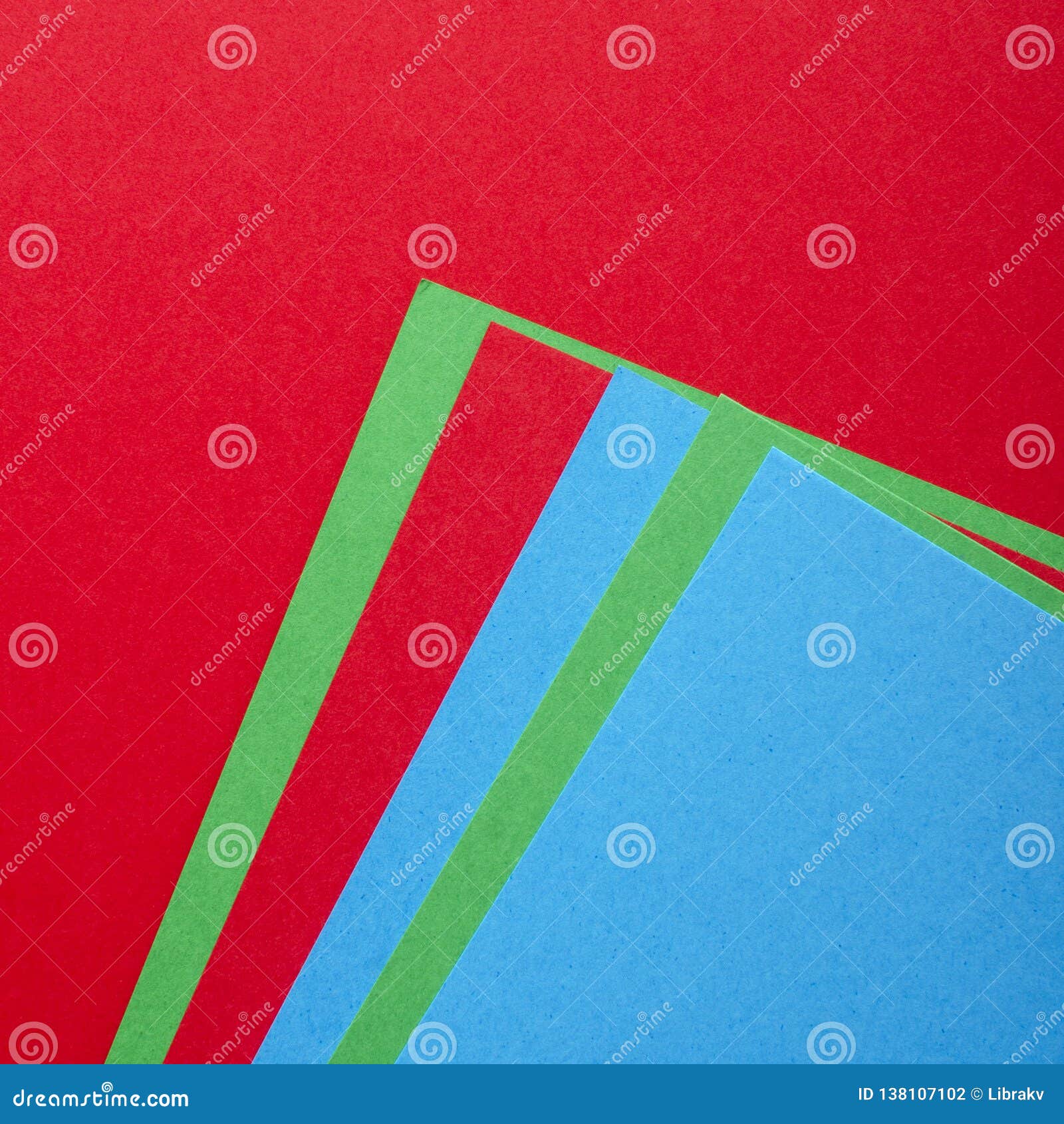 Colourful Papers in Abstract Forms Stock Photo - Image of cute, green ...