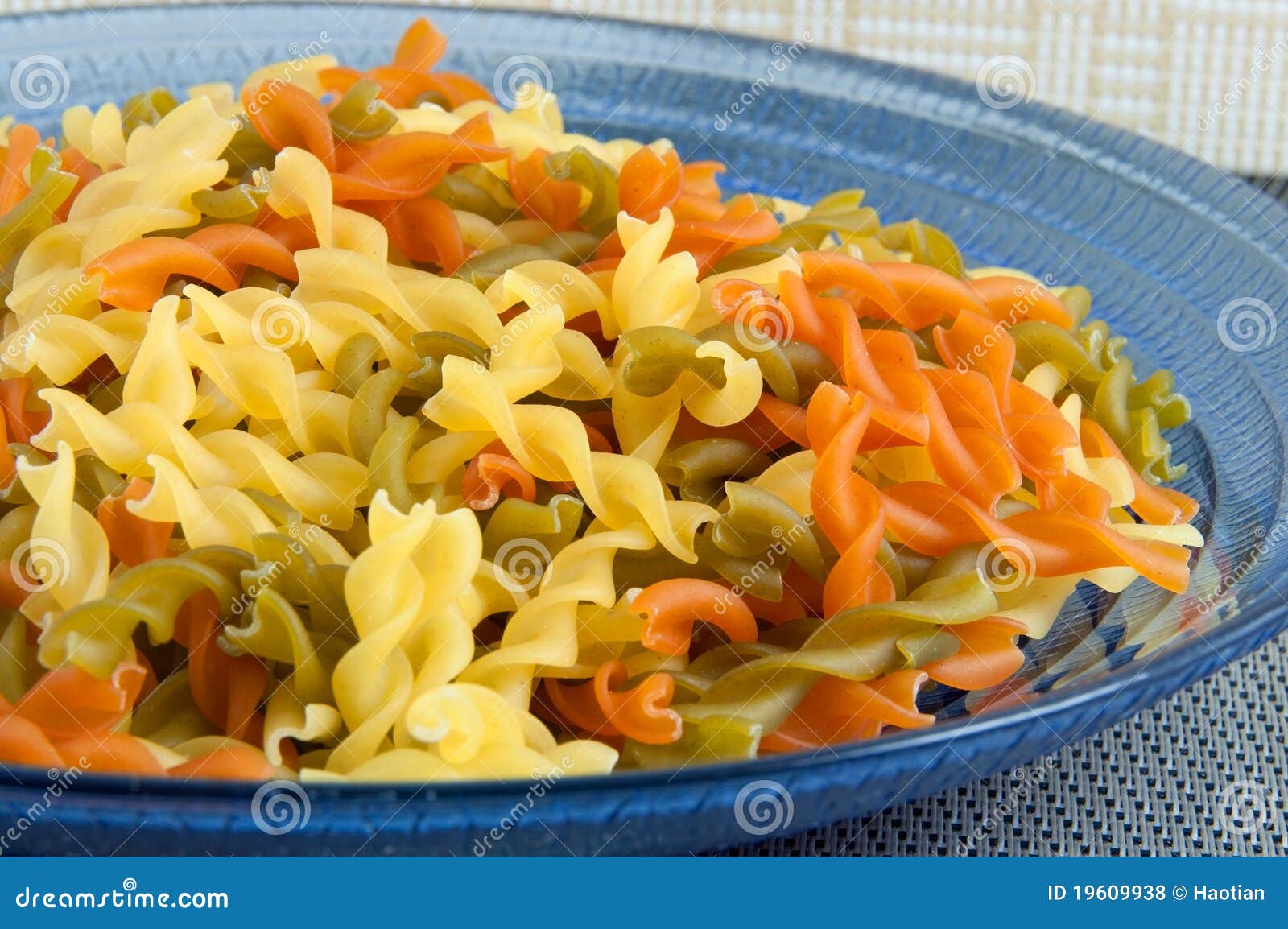 Colourful Pasta stock photo. Image of color, uncooked - 19609938