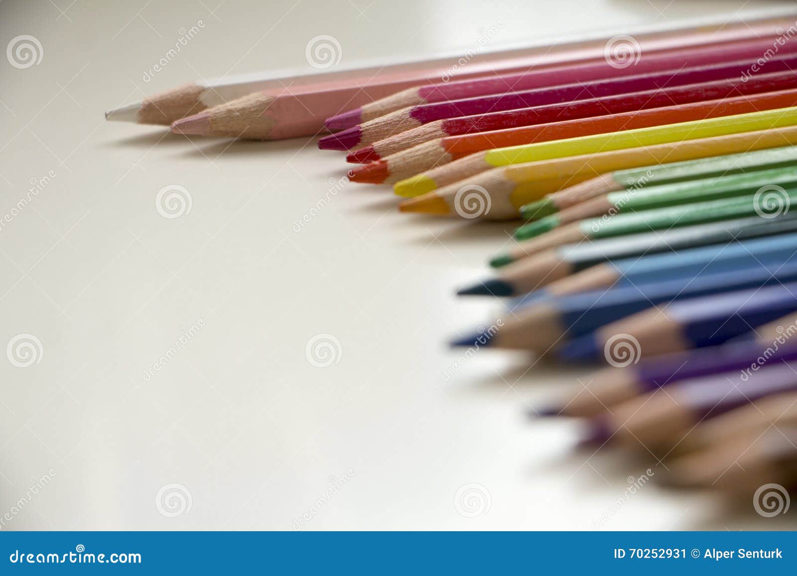 Colourful pencils stock image. Image of pencils, sketching - 70252931
