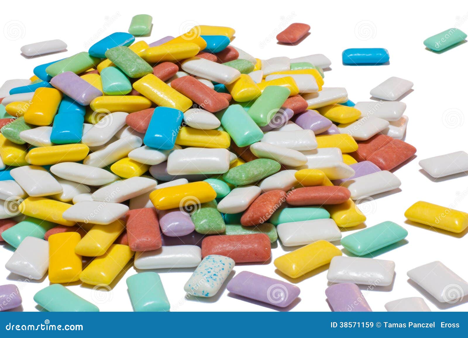 Colourful Pile Of Chewing Gum Stock Image Image Of Tasty Colorful