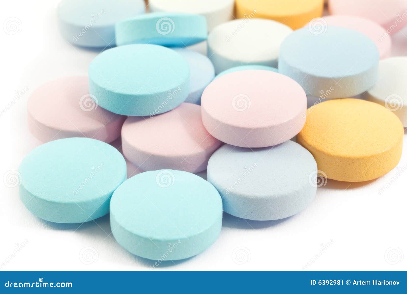 Colourful pills and drugs stock image. Image of treatment - 6392981