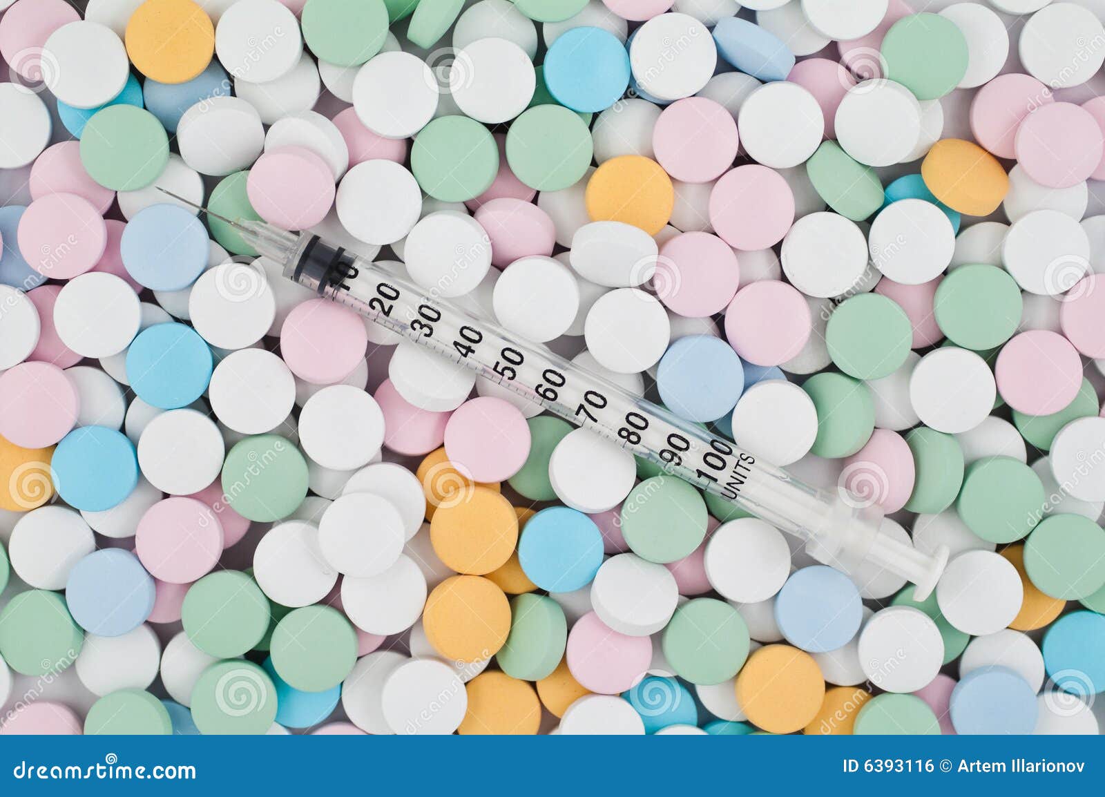 Colourful Pills And Drugs Picture. Image: 6393116