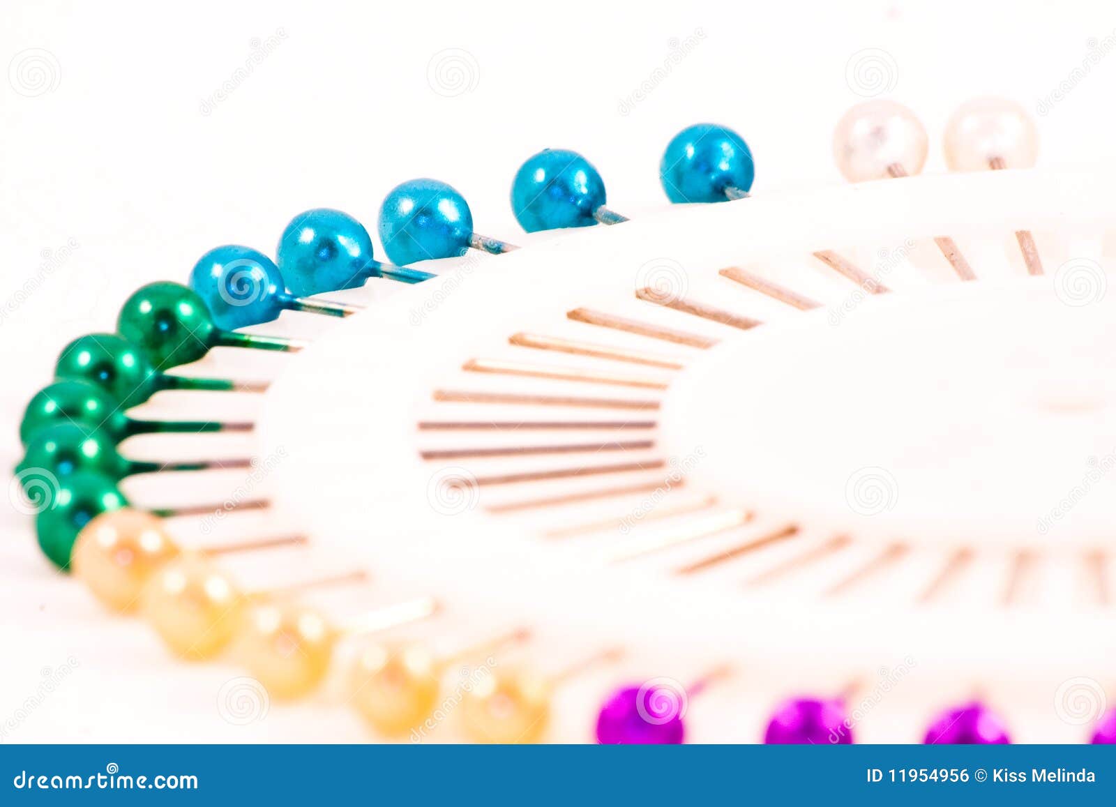 Colourful pins macro stock photo. Image of handmade, sewing - 11954956