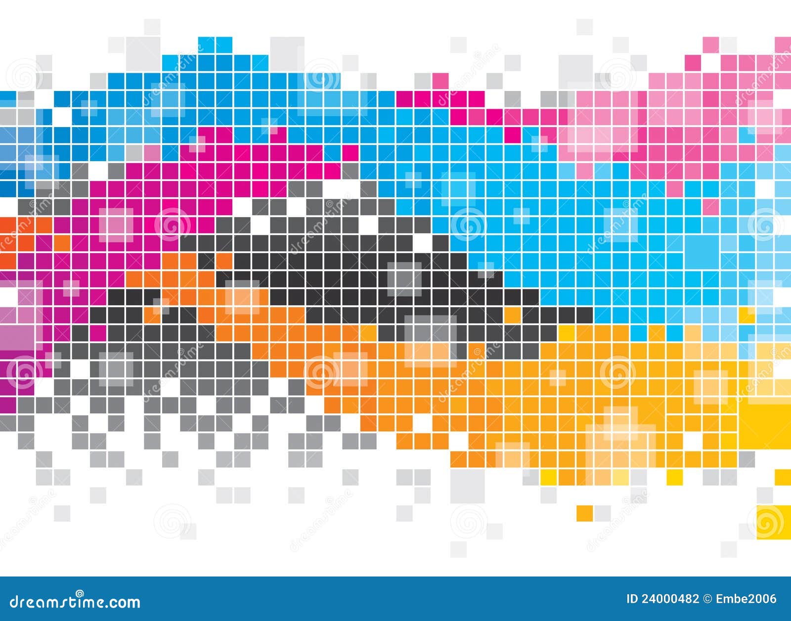 Colourful Pixel Background stock vector. Illustration of landscape ...