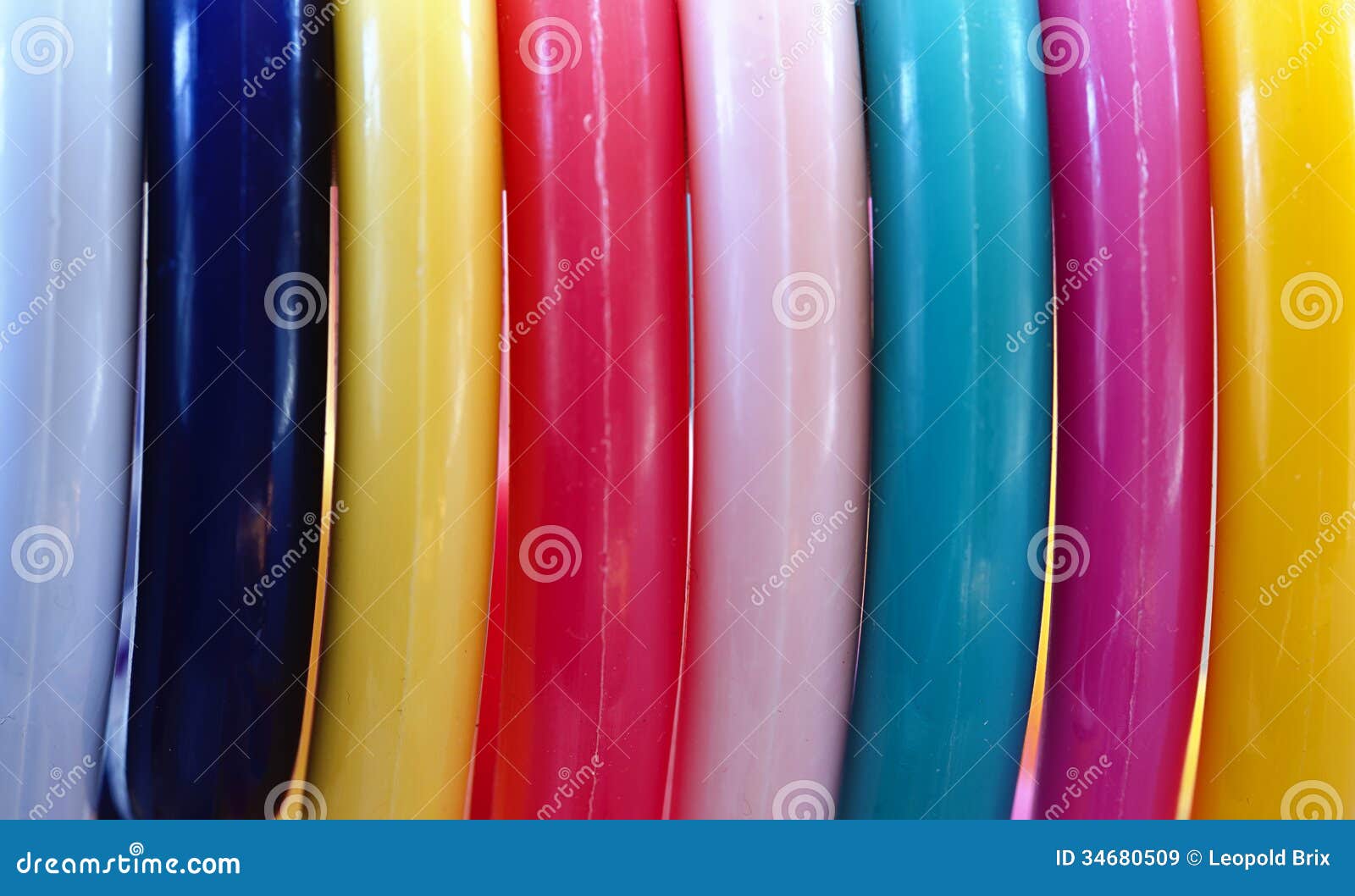Colourful plastic pipes stock image. Image of colorful - 34680509