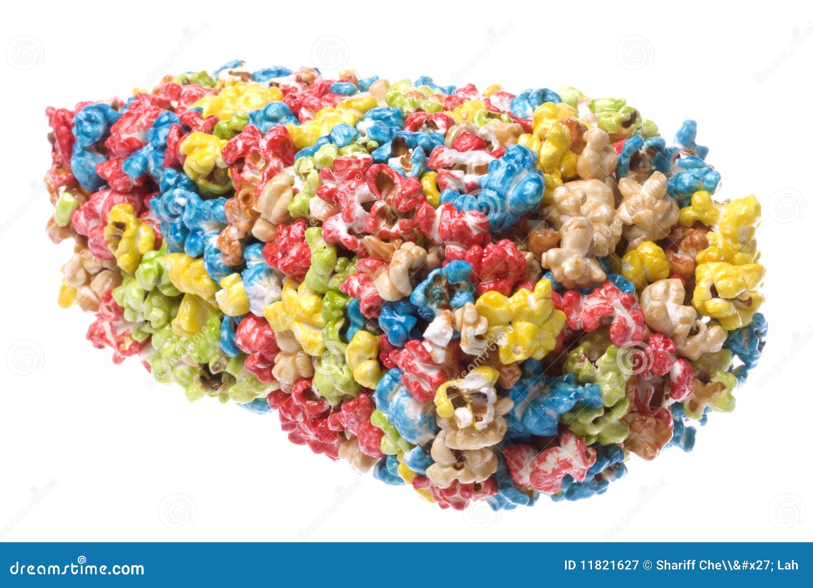 Colourful Popcorn Isolated stock image. Image of food - 11821627