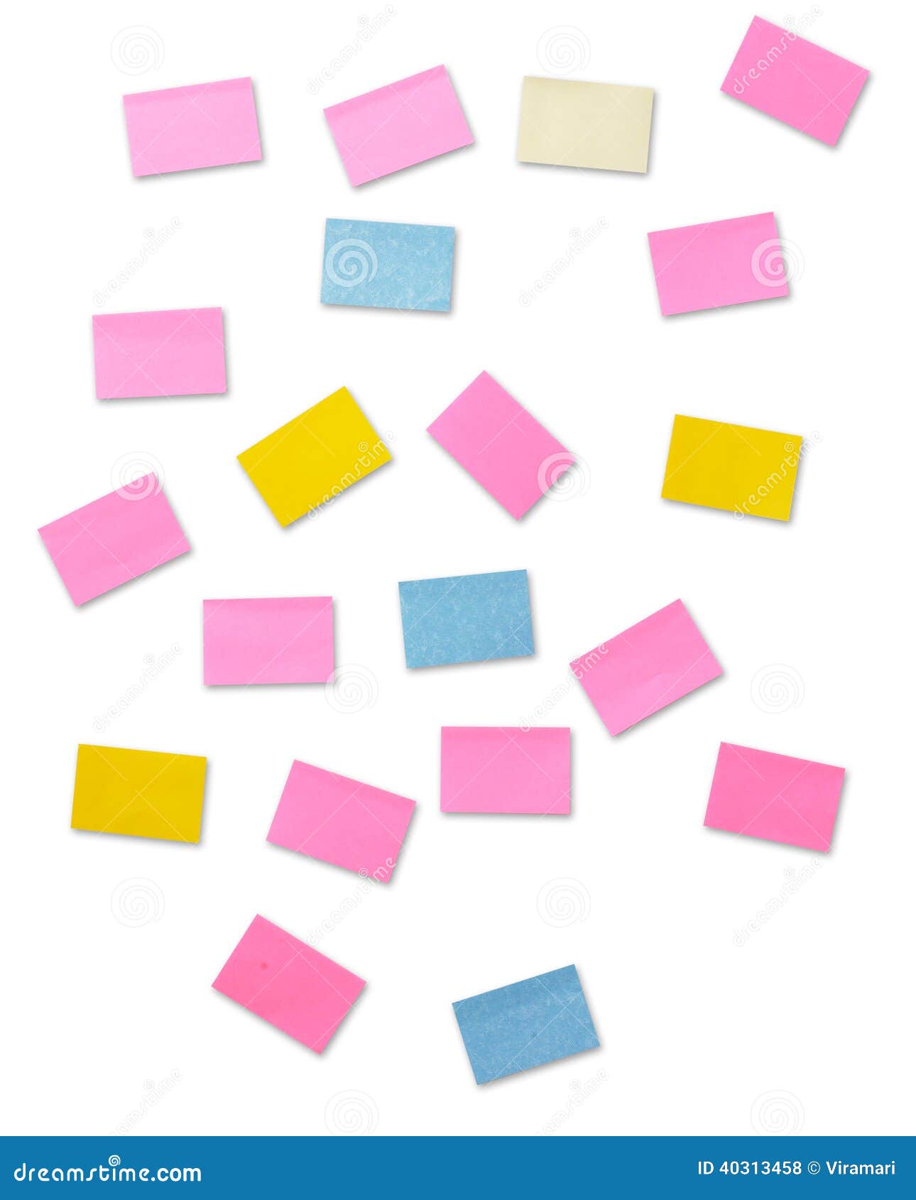 Colourful post-it stock photo. Image of yellow, colour - 40313458