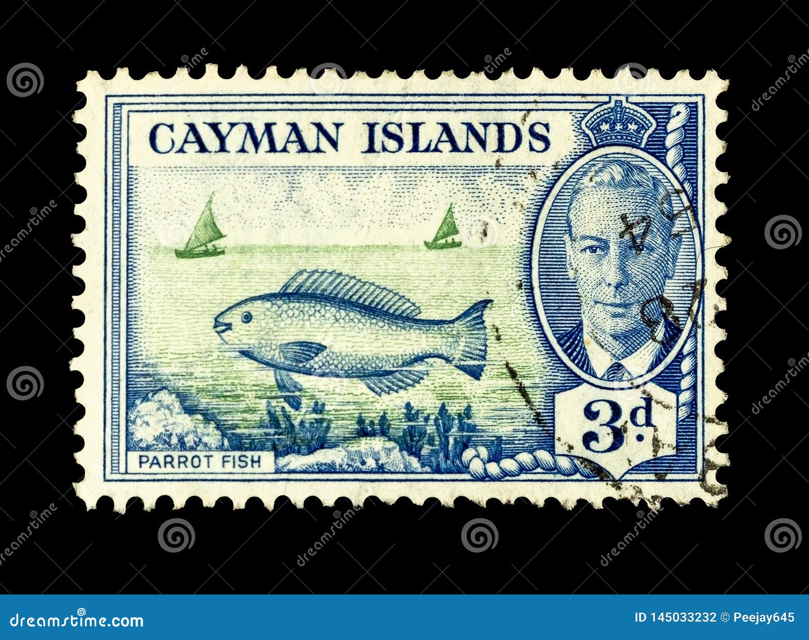 Colourful Postage Stamps of the Cayman Islands Editorial Photography ...