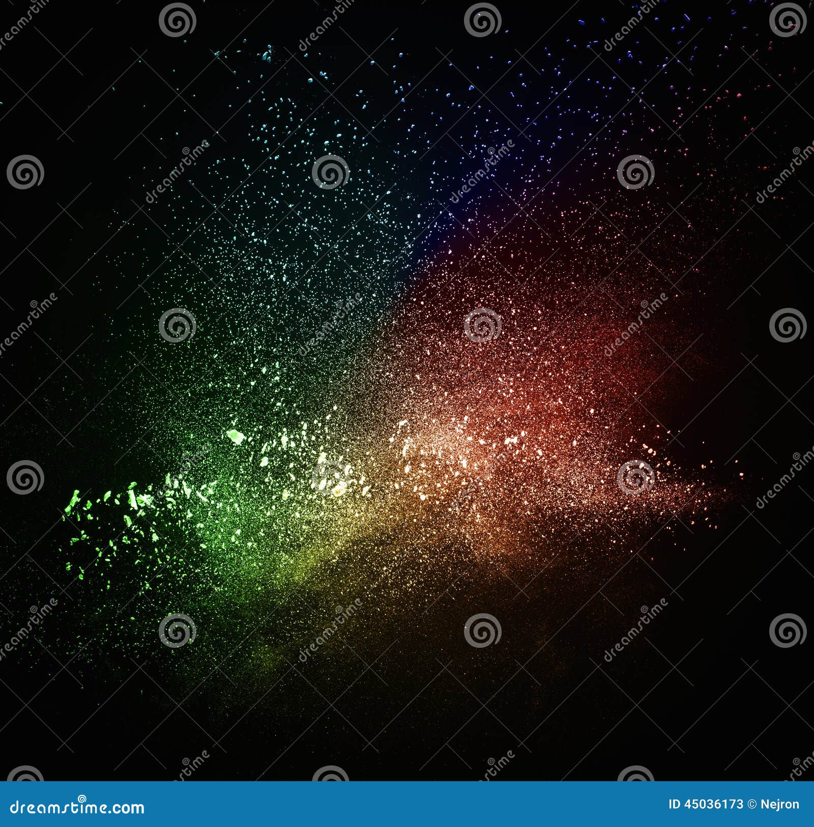 Colourful powder exploding stock image. Image of flour - 45036173