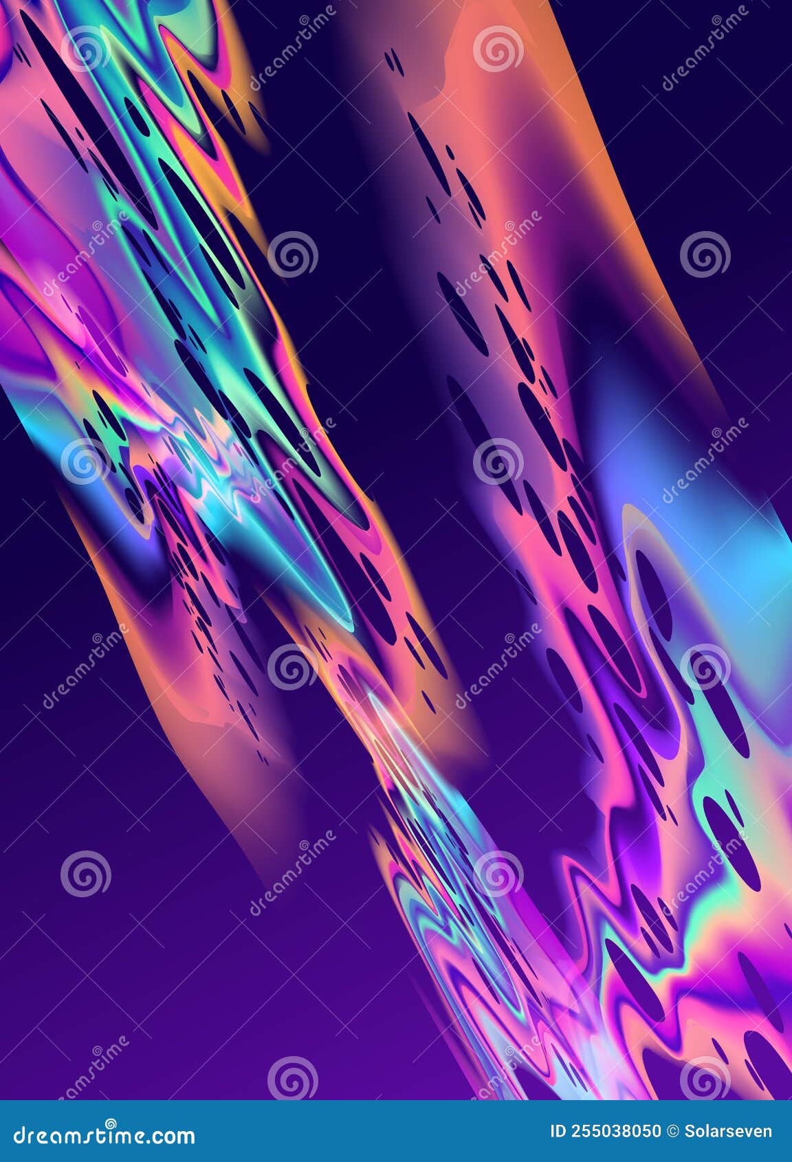 Colourful Psychedelic Pattern Background Stock Vector - Illustration of ...