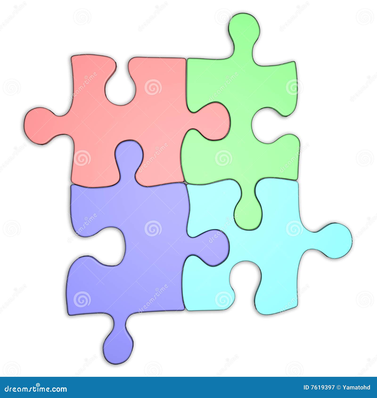 Colourful Puzzles straight stock illustration. Illustration of ...