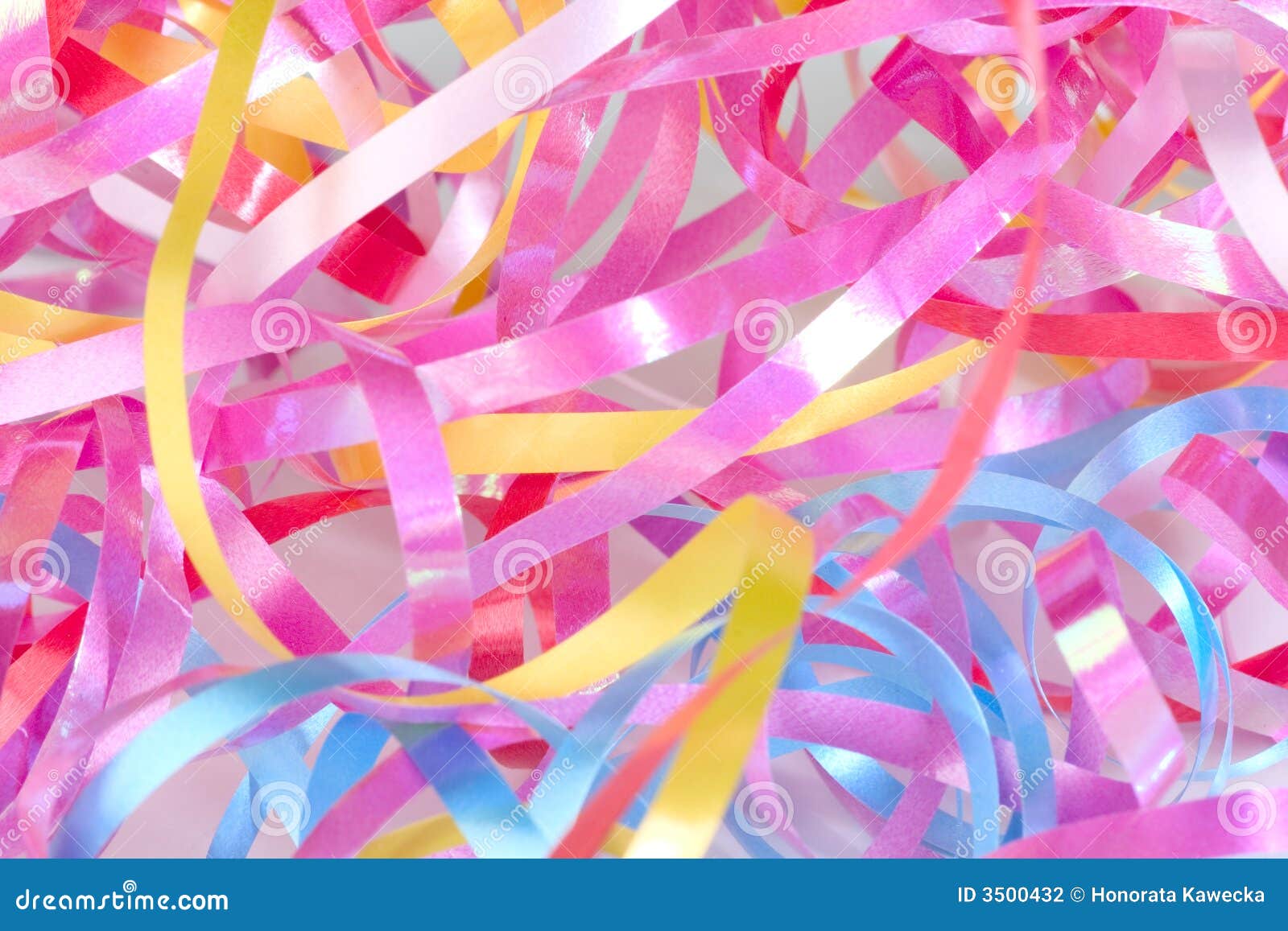Colourful Ribbons stock photo. Image of abstract, curly - 3500432
