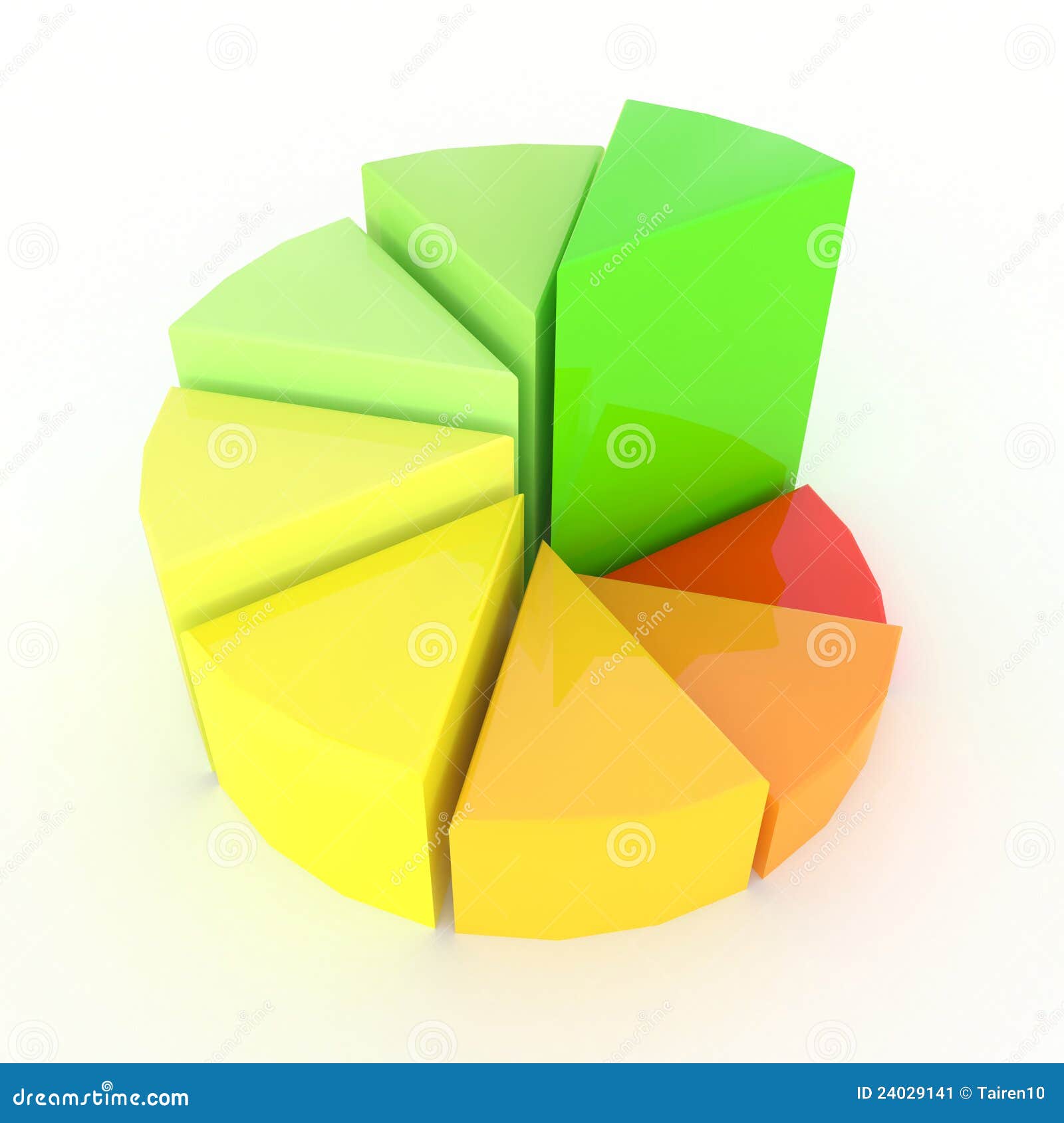 Colourful rising graph stock illustration. Illustration of isolated ...