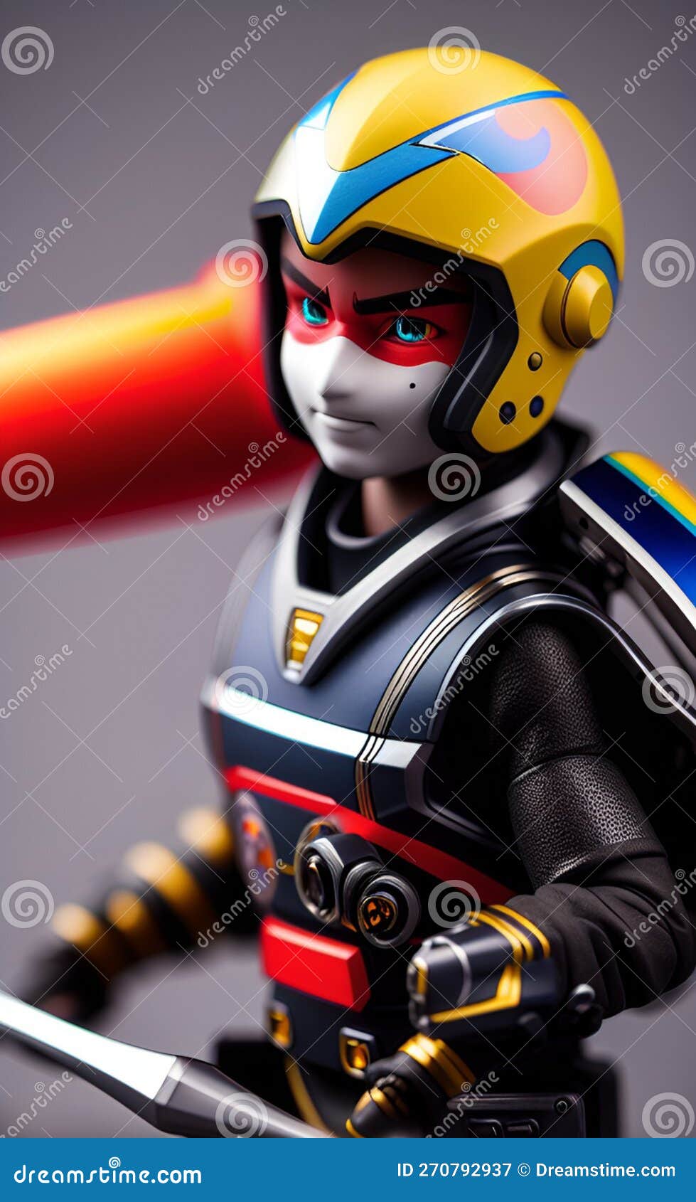 Colourful robot artwork stock illustration. Illustration of vintage ...