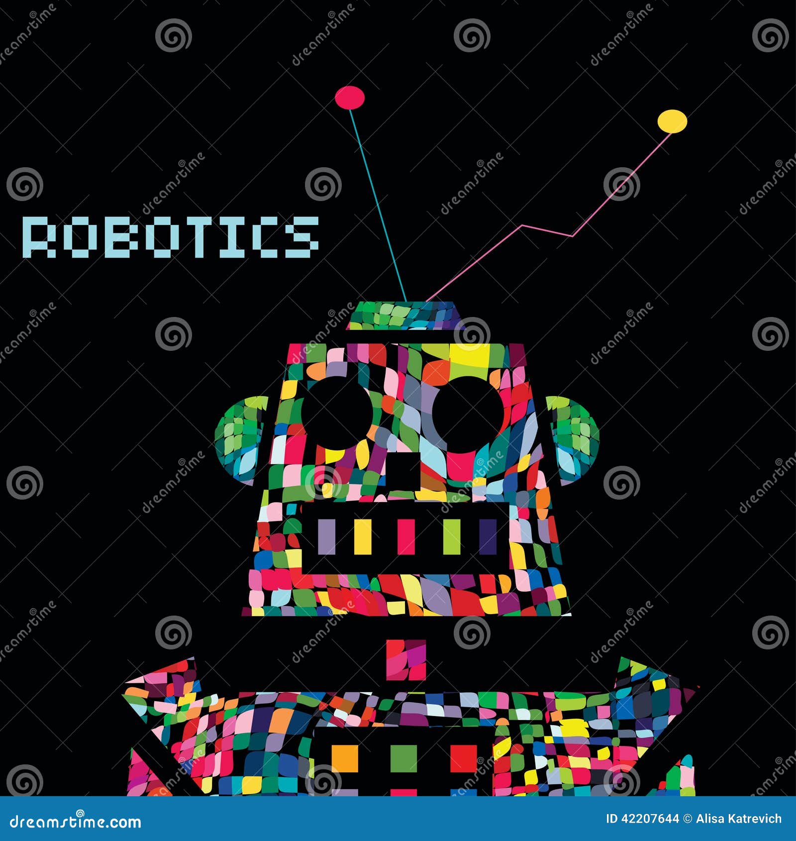 Cyborg Vector Icon On White Background. Flat Vector Cyborg Icon Symbol ...